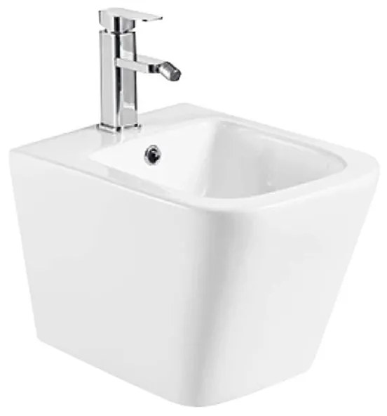 Mereo, Bidet závěsný kapotovaný , 485x345x330, keramický, bílý, VSD83B