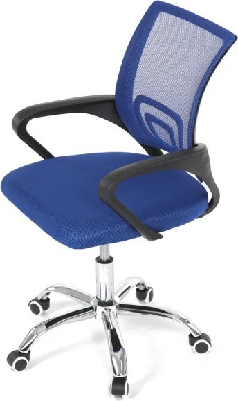 Dětská otočná židle modrá KA-L103 BLUE