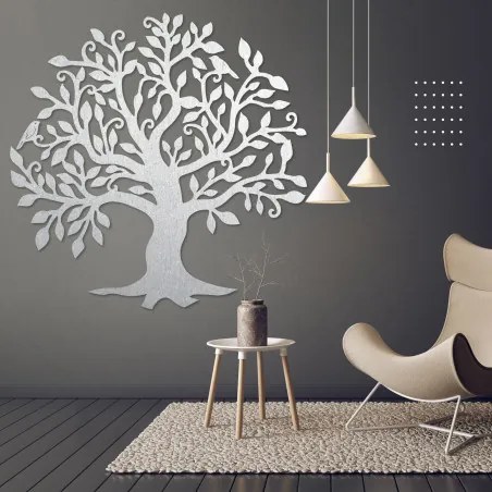 Dřevěný obraz Strom života - Moderní 3D nástěnné umění I SENTOP PR0206 len konare