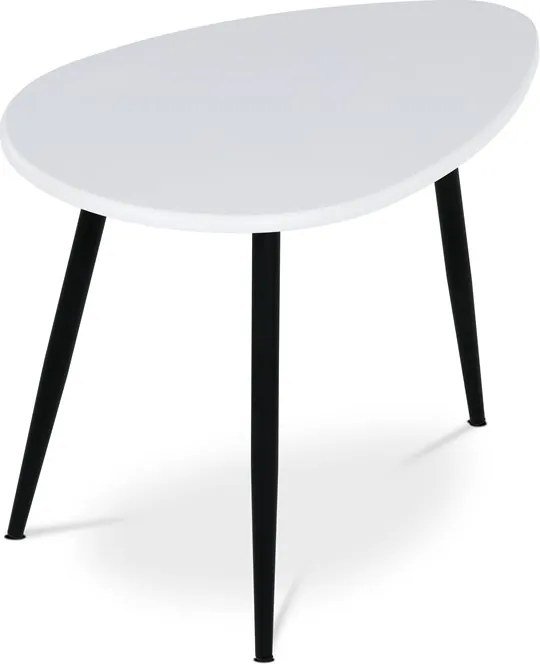 Autronic Odkládací stolek AF-3011 WT Odstín: Bílá
