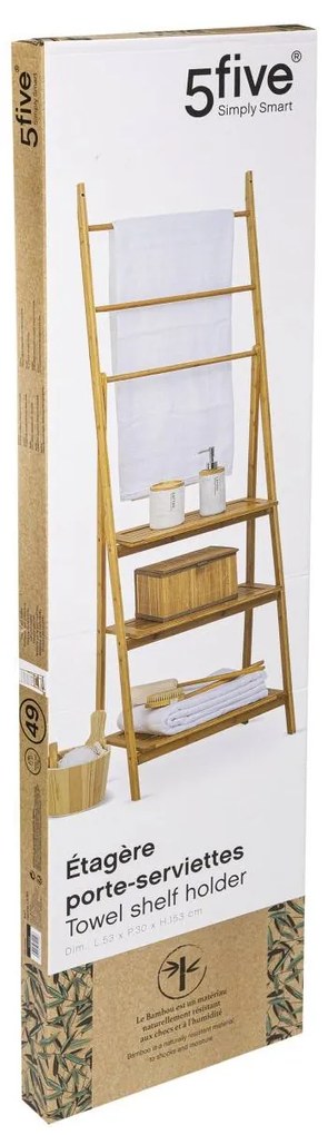 Polička do koupelny Bamboo, bambus