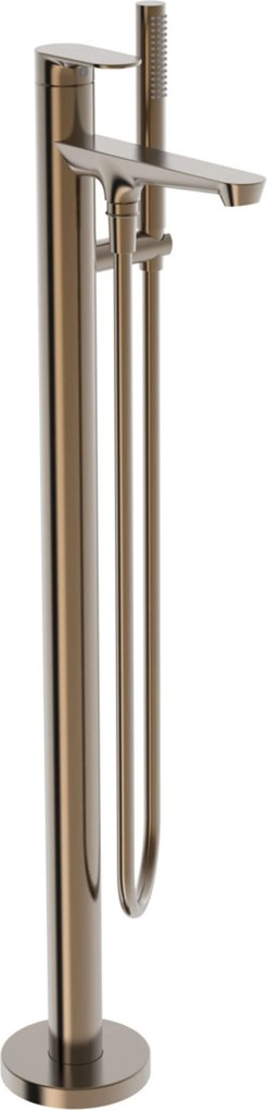 Hansa Genesis - Vanová baterie do podlahy, s příslušenstvím, broušený bronz 3783206381