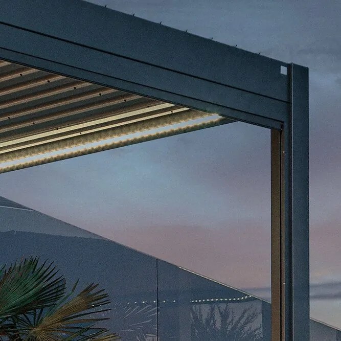 Biohort Pergola led osvětlení 3,5x3m / 4x3 - teplá bílá