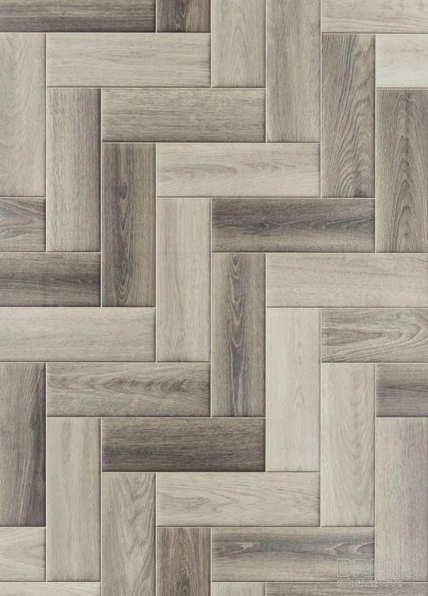 Breno PVC BARTESA Diana Wood 267M - šedé parkety, šíře 100 cm