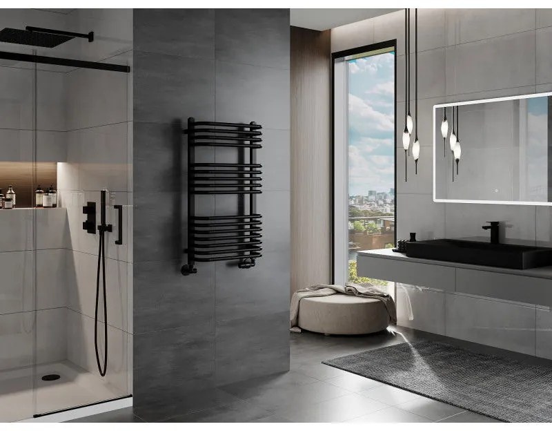 Mexen Apollo, topné těleso 860 x 450 mm, 422 W, černá, W117-0860-450-00-70