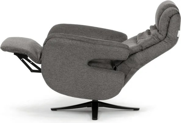 Polohovací křeslo šedé, elektrické TV-C5590 GREY2