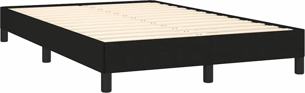 Box spring postel s matrací černá 120x190 cm textil 3269659
