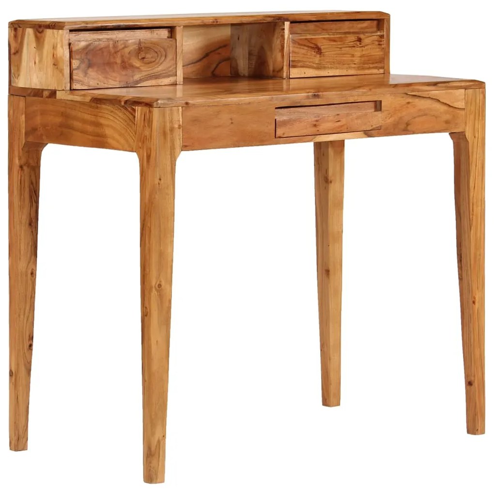 244959 vidaXL Psací stůl se zásuvkami z masivního dřeva 88 x 50 x 90 cm