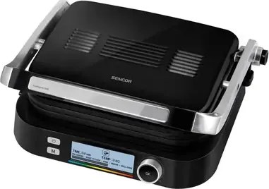 SENCOR SBG 6238BK černá / kontaktní gril / 2100W / 7 programů