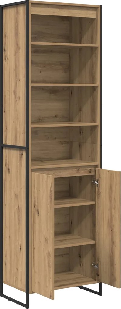Vysoké skříně Umělecký dub 60 x 36 x 200 cm Kompozitní dřevo 3403033
