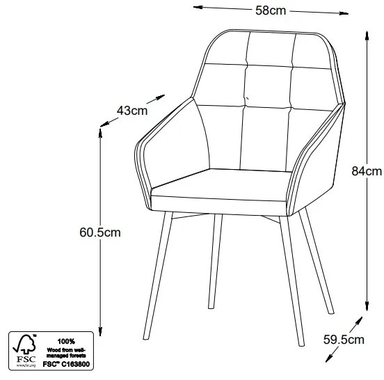 Designová židle Jadwiga II tmavě šedá