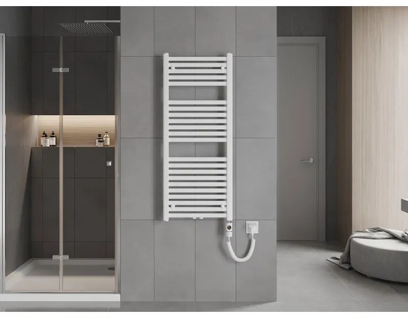 Mexen Hades, elektrické topné těleso 1200 x 500 mm, 600 W, bílá, W104-1200-500-2600-20