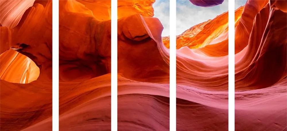 5-dílný obraz kaňon v Arizoně Varianta: 100x50