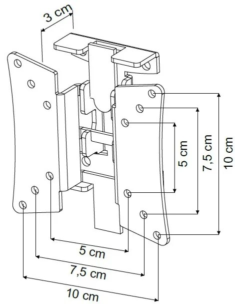 Ultimate RX 50 Držák | 15"-42" | 20kg |