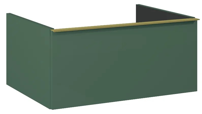 Elita Look, skříňka pro umyvadlo na pultovou desku 60x45x28 cm 1S PDW, zelená matná, ELT-168108