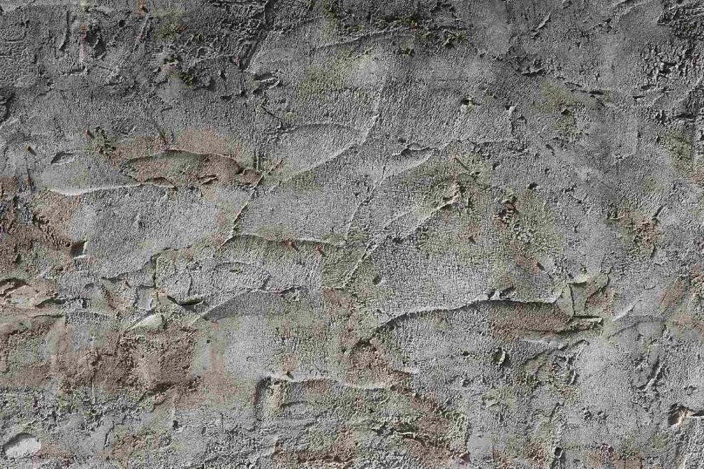 DIMEX | Samolepicí vliesová fototapeta na zeď Betonová stěrka MA-5-2426 | 375 x 250 cm | šedá