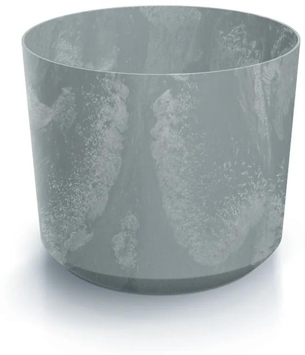 Prosperplast Květináč TUBO BETON EFFECT 12,8cm šedý
