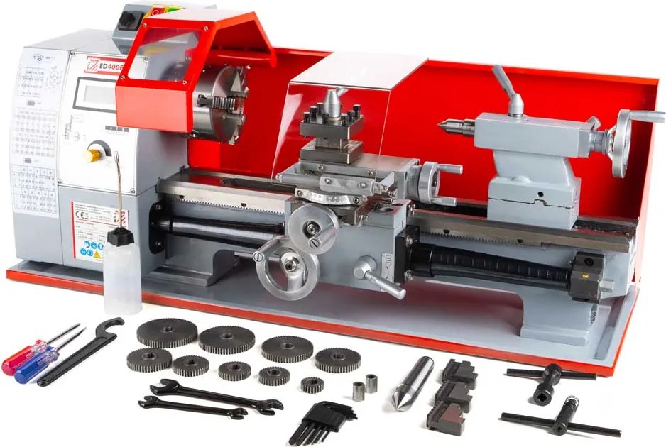 Soustruh na kov Holzmann ED400FD – 230 V, automatický posuv, nožový suport ED400FD_230V