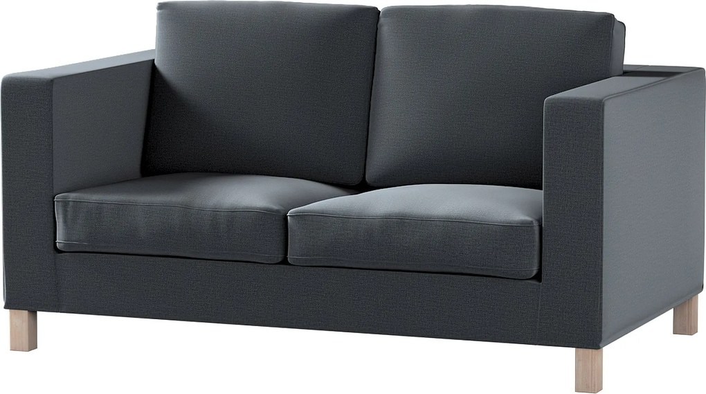 Potah na pohovku IKEA Karlanda 2-místná, krátký barva šedá látka sametová