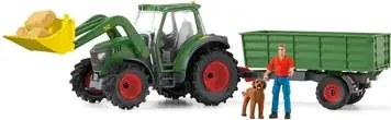 Schleich Traktor s přívěsem / od 3 let