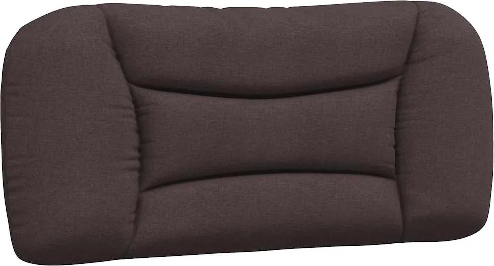 Postel s matrací Hvar tmavě hnědá 90 x 190 cm textil 3208502