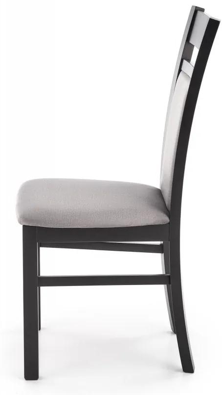 Jídelní židle GERARD 2 – masiv, látka, více barev Dub medový / šedá