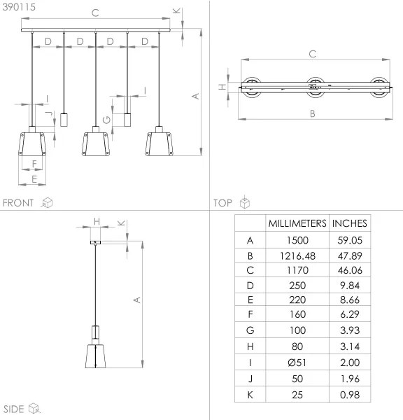 Eglo 390115 - Lustr na lanku MAJAGUA 5xE27/40W/230V černá/zlatá