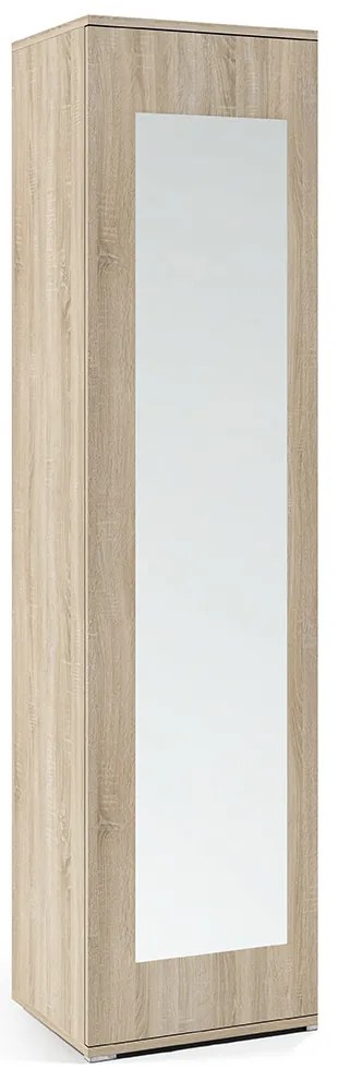 Eka Šatní skříň Trinity 45 cm, se zrcadlem Barva dřeva: Grafit