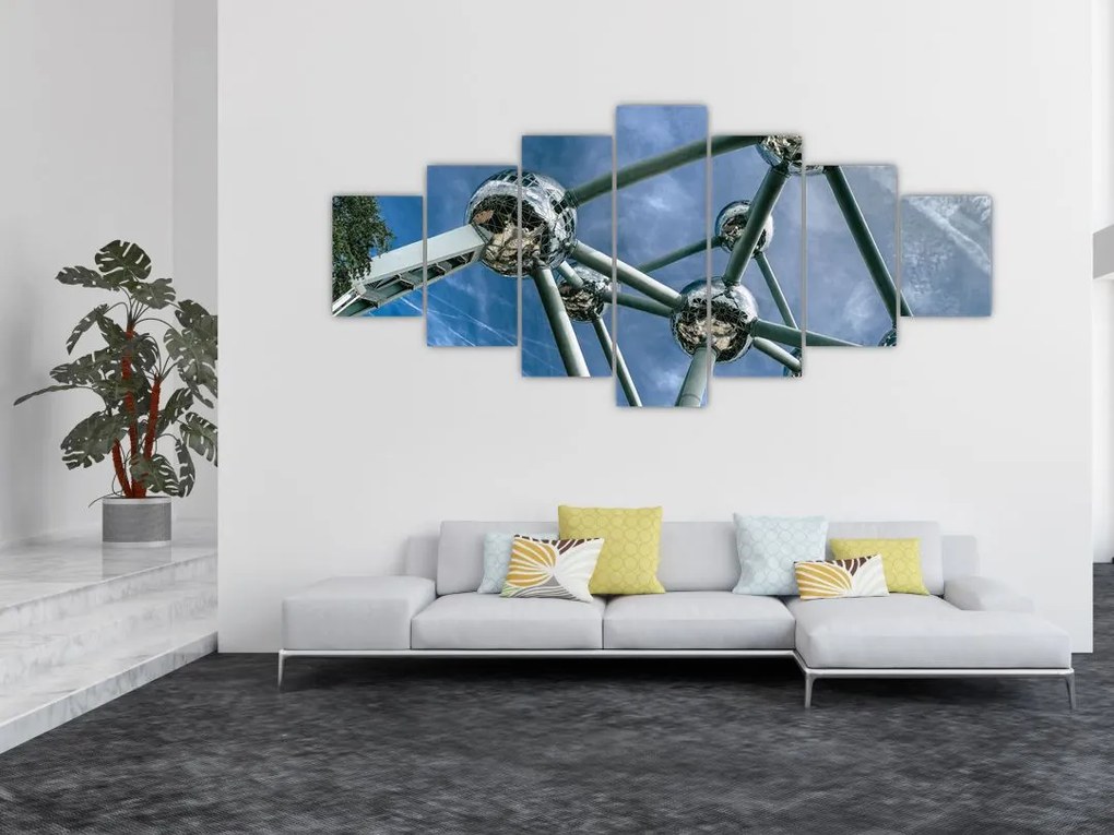 Obraz - atomium v Bruselu (210x100 cm)