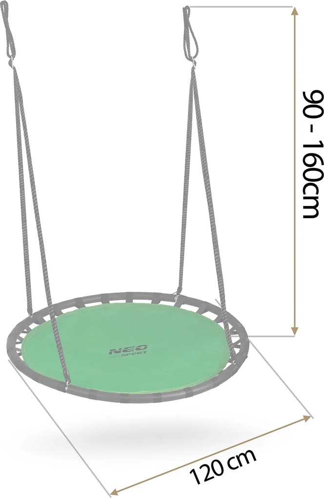 Hnízdová houpačka Neo-Sport Swingo 120 cm