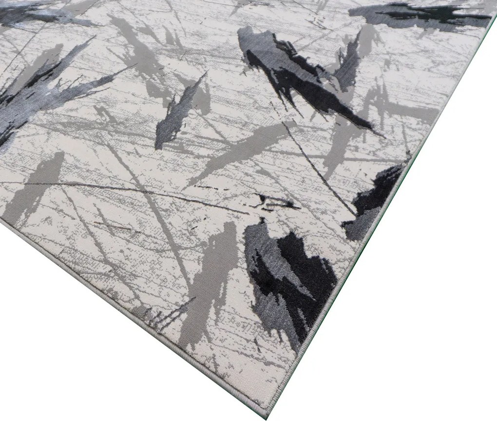 BE Koberec Allianz 6310 GREY - šedý obdélníkový Rozměr: 60x100 cm