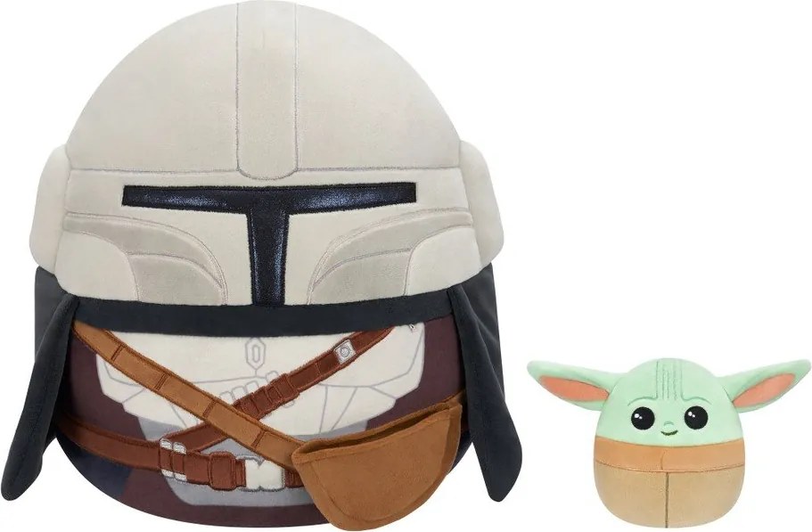 Plyšová hračka Mandalorian & Grogu – SQUISHMALLOWS Biano.cz