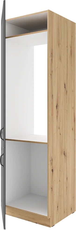 Kuchyňská linka STILO ad | 120 + 230 cm | PREMIUM BOX zásuvky | UNI dvířka | artisan/šedá