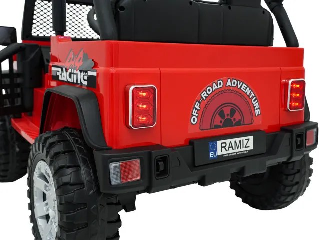Elektrické autíčko Jeep BEAST 4x4 červené