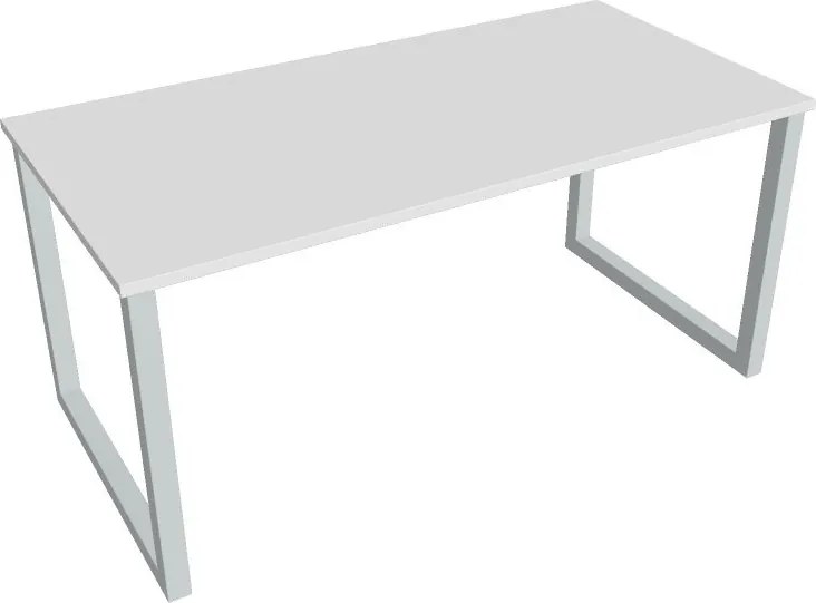 Kancelářský stůl jednací Hobis UJO1600, deskaakát, černá černá