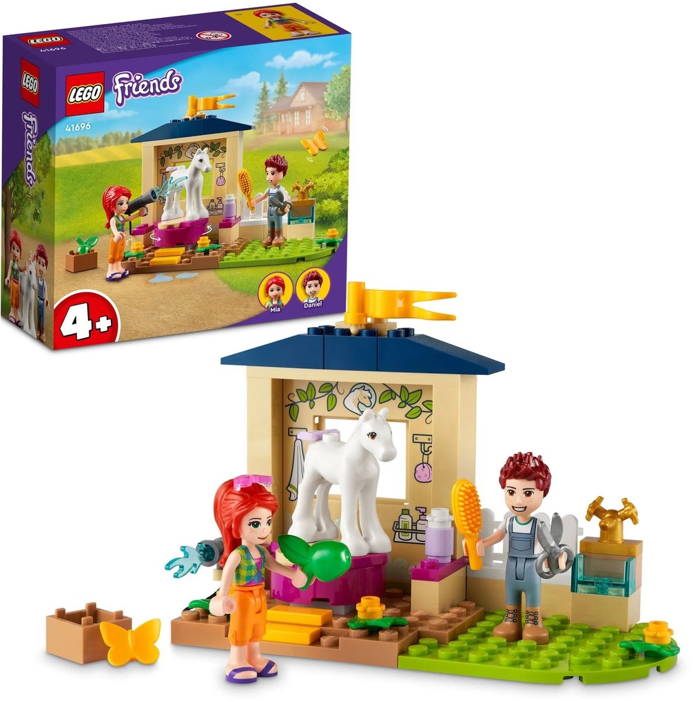 Lego stavebnice lego friends 41696 čištění poníka ve stáji
