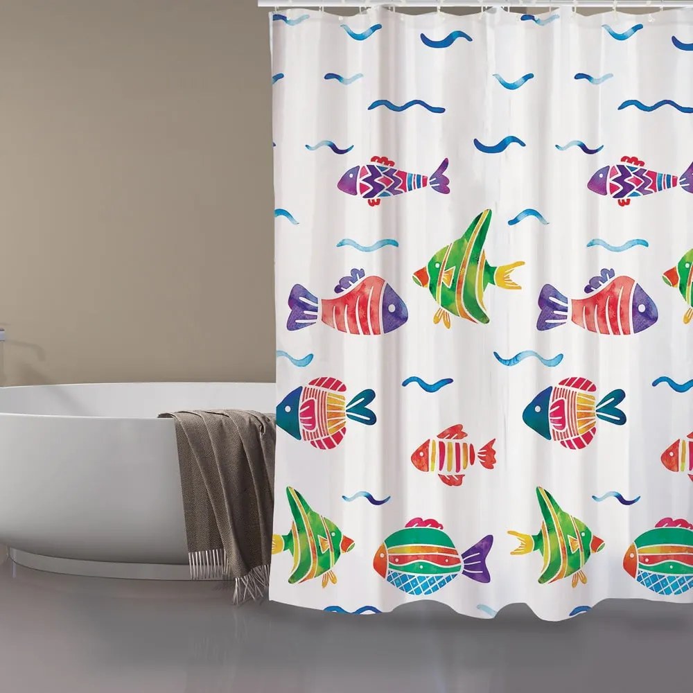 Sprchový závěs 180x200 cm Poissons – MSV