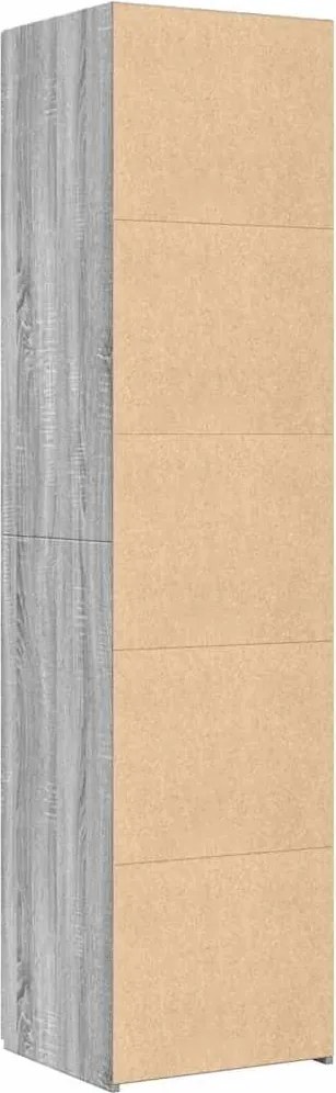 Skříň highboard šedá sonoma 45 x 42,5 x 185 cm kompozitní dřevo 3281411