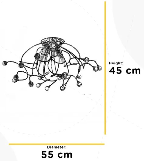 ONLI - Přisazený lustr TRILLY 3xE14/6W/230V
