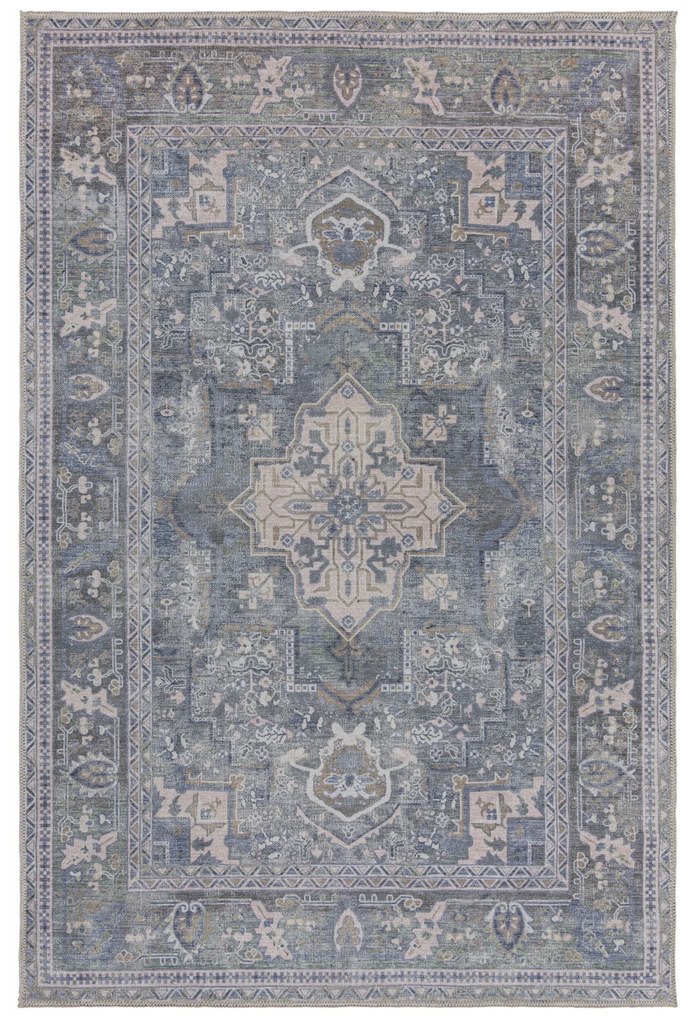 Flair Rugs, Kusový koberec Hebden Windsor Green, 200x290, zelená, ložnice