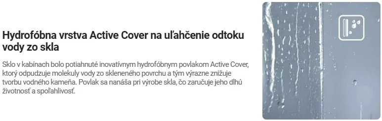 Deante Jasmin, 1-křídlová otočná vanová zástěna 80x140 cm, 5mm čiré sklo, chromový profil, KTJ_076P