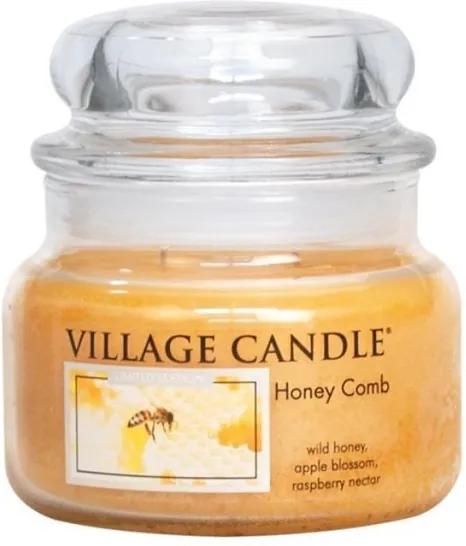 Village Candle Vonná svíčka ve skle, Medový Sen - Honey Comb 11 oz