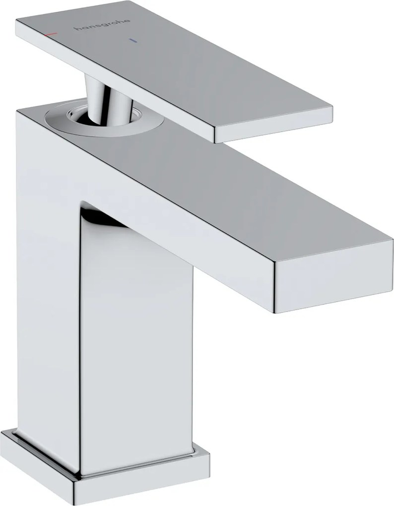 Hansgrohe Tecturis E, páková umyvadlová baterie 80 CoolStart EcoSmart+ bez odtokové garnitury, chromová, HAN-73001000