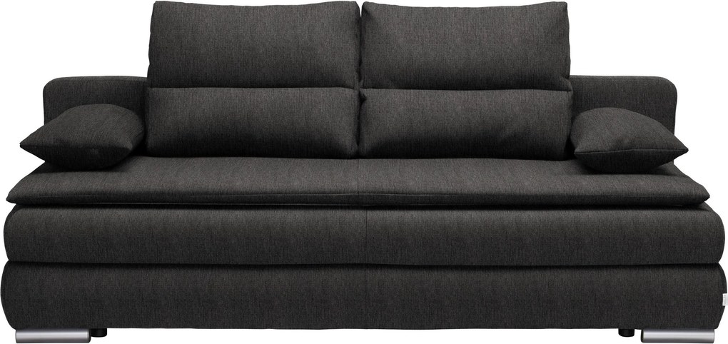 XXXLutz ROZKLÁDACÍ POHOVKA, textil, tmavě šedá Livetastic - Rozkládací pohovky - 001574001202