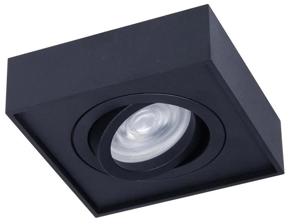 Milagro | Podhledové bodové svítidlo NUSA 1xGU5,3-MR16/50W/12V hranatý černá | MI1830