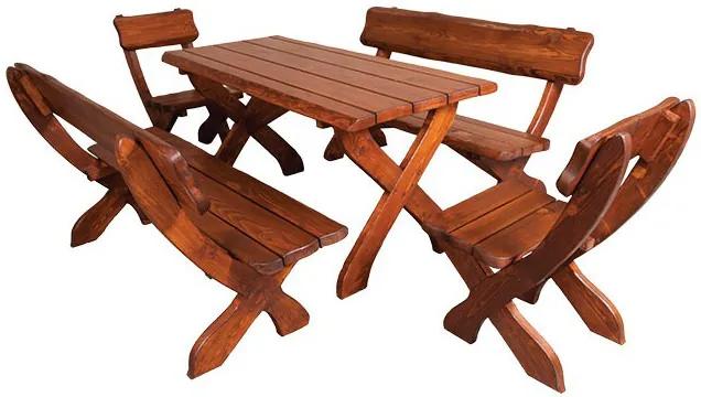 Zahradní židle MO230, smrk masiv (Barva dřeva: surové dřevo)