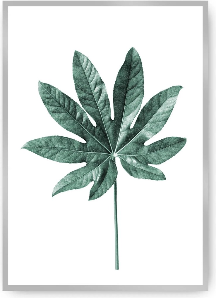Plakát Leaf Emerald Green