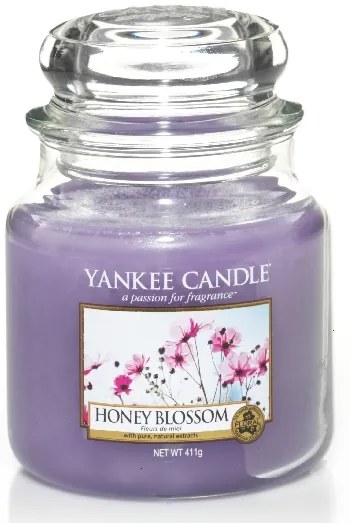 Vonná svíčka Yankee Candle HONEY BLOSSOM - střední