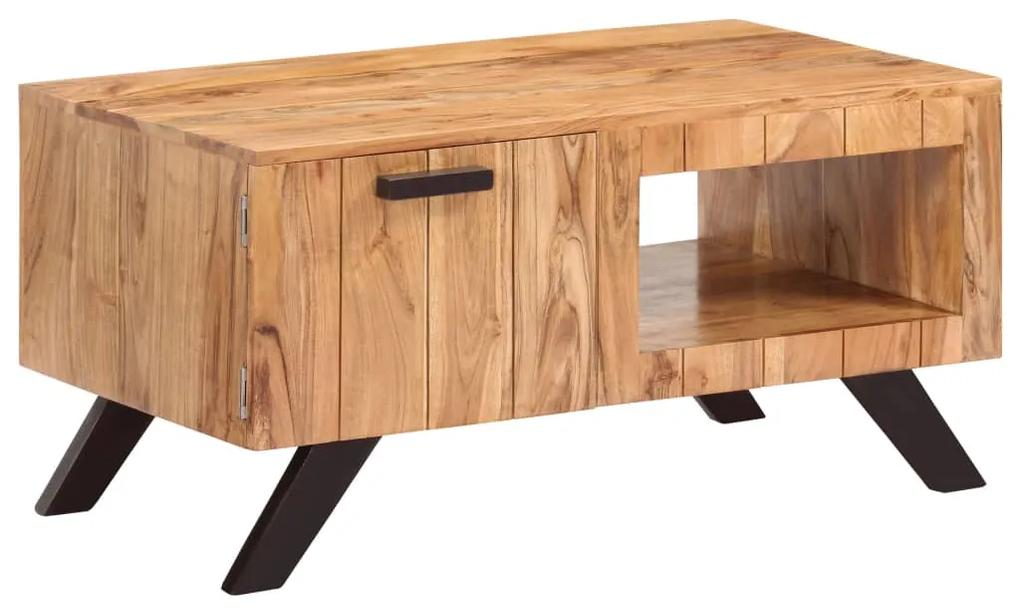 247492 vidaXL Konferenční stolek 90 x 50 x 45 cm masivní akáciové dřevo
