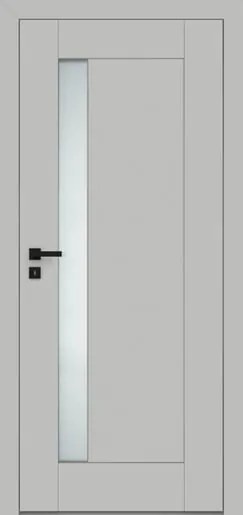 DRE Estra interiérové dveře 11 pravé 90 cm šedá matná ESTRA11SM90P